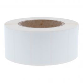 polyester labels, white, permanent, 56 x 9.5 mm, 3 inch / 76,2 mm core ...