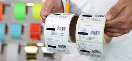 Etiketten und Drucker für Logistik & Versand von Labelident